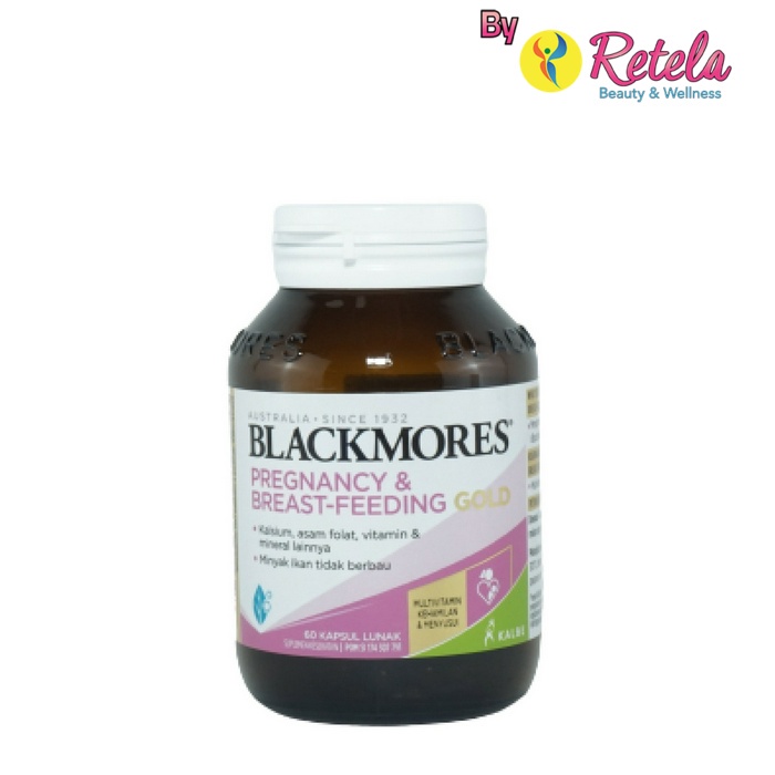 Jual Blackmores Pregnant & Breastfeeding Gold 1 Botol 60 Tablet ...