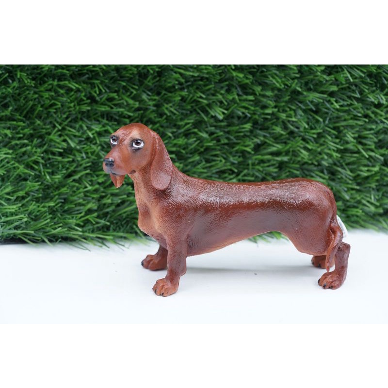 Jual Anjing Tekel Dachshund Dog Replica Animal Pajangan Keramik Replica ...