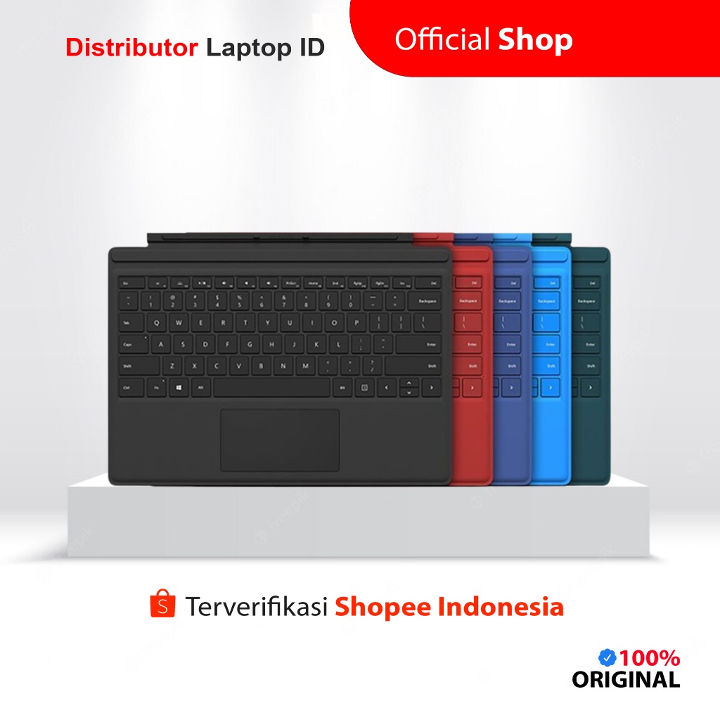 Jual MICROSOFT SURFACE GO KEYBOARD TYPE COVER - CICILAN 0% | Shopee ...