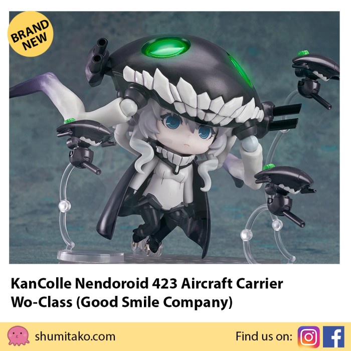 Jual KanColle Nendoroid 423 Aircraft Carrier Wo-Class by Good Smile ...
