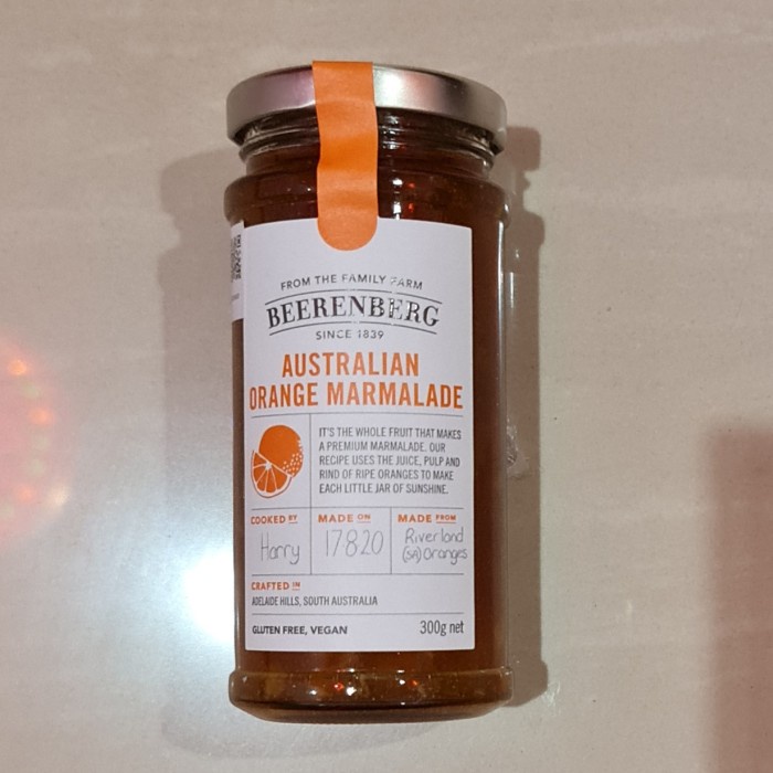 Jual Selai Roti Rasa Buah Beerenberg Australian Orange Marmalade 300 ...