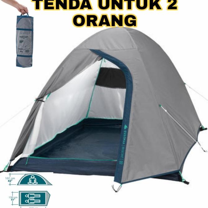 Jual TENDA CAMPING CAMP KEMPING TENT UKURAN BESAR 2 DUA ORANG TOUR ...