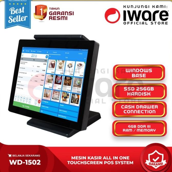 Jual Mesin Kasir All In One Touchscreen Pos System Pc Iware Wd-1502 ...