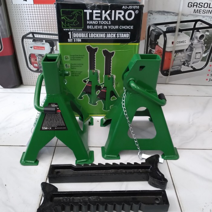Jual Double Locking Jack Stand Tekiro 3Ton 1 Set (2Pcs) | Shopee Indonesia