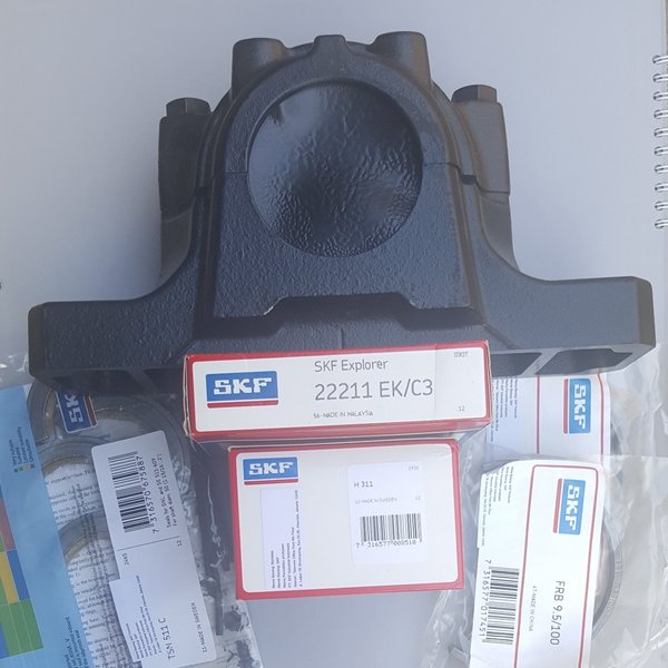 Jual SKF SNL 511-609 Shaft 50mm - Plummer Block Unit complete set ...