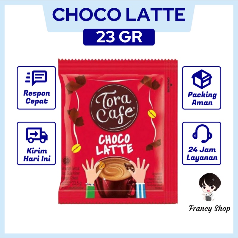 Jual Kopi Instan Sachet Tora Cafe Choco Latte 23 gr | Shopee Indonesia