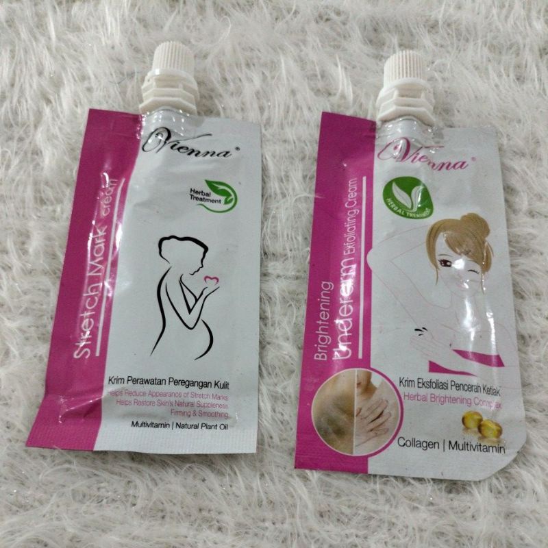 Jual VIENNA CREAM KETIAK UNDERARM & CREAM STRETCH MARK | Shopee Indonesia