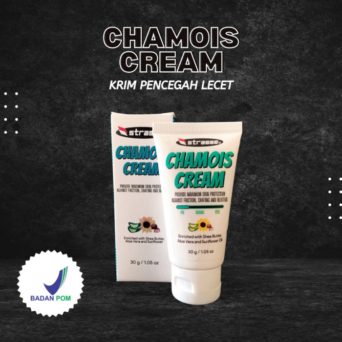 Jual STRASSE CHAMOIS CREAM (KRIM PENCEGAH LECET) 30 GRAM | Shopee Indonesia