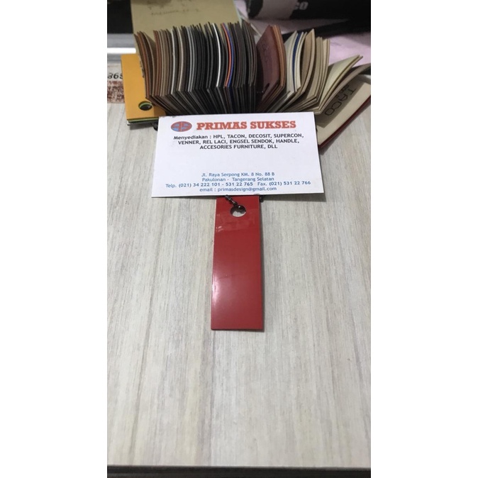 Jual ,,,,,,,] Edging Taco HPL 004 G Merah Kilap / Red Glossy Lebar 22mm ...