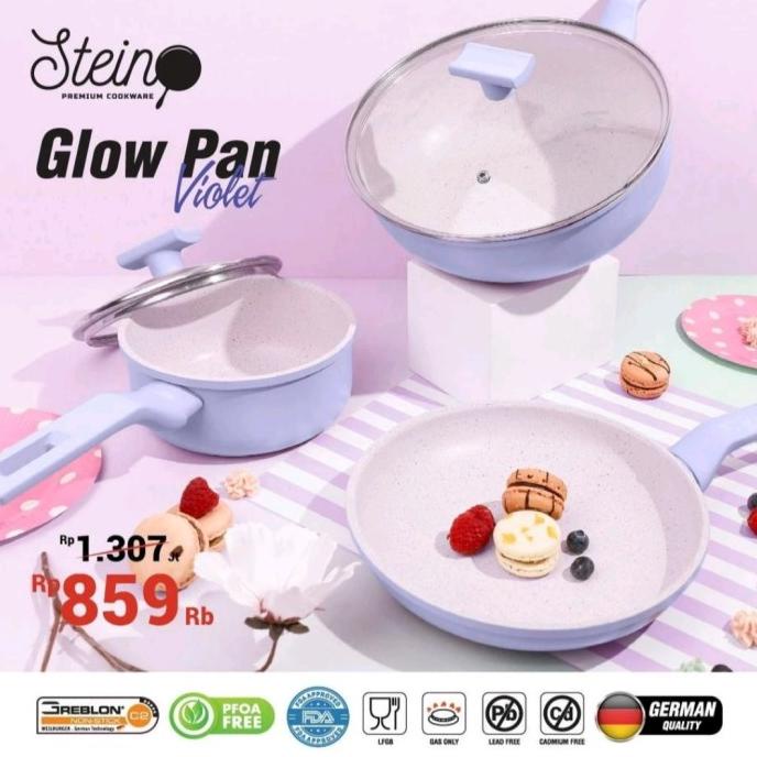 Jual Stein Cookware Paket Glowpan / Steincookware Glow pan Series Panci ...