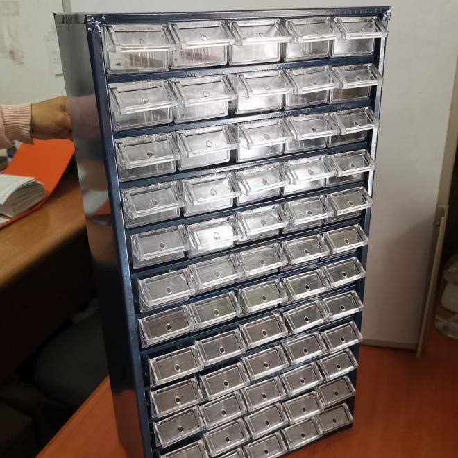 Jual Rak Komponen 60Slok(Laci)/Tool Box/Partisi/Kotak Spare Part ...
