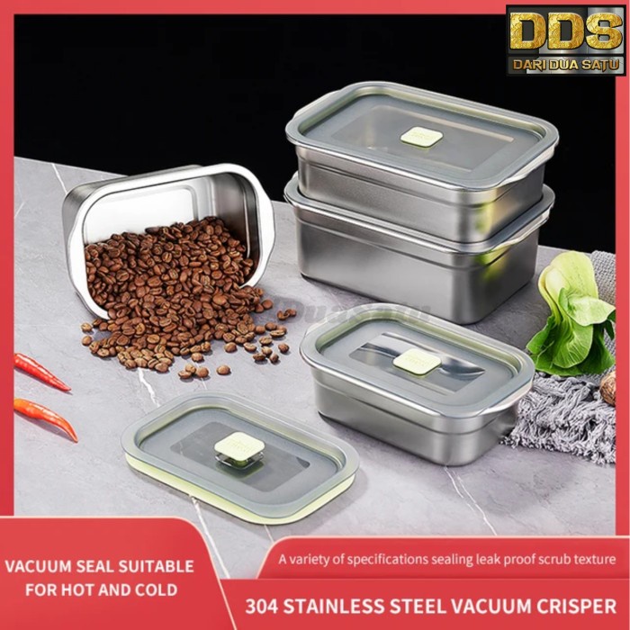Jual Vacuum Food Storage Container Box Stainless 304 Kapasitas 700-1900 ...