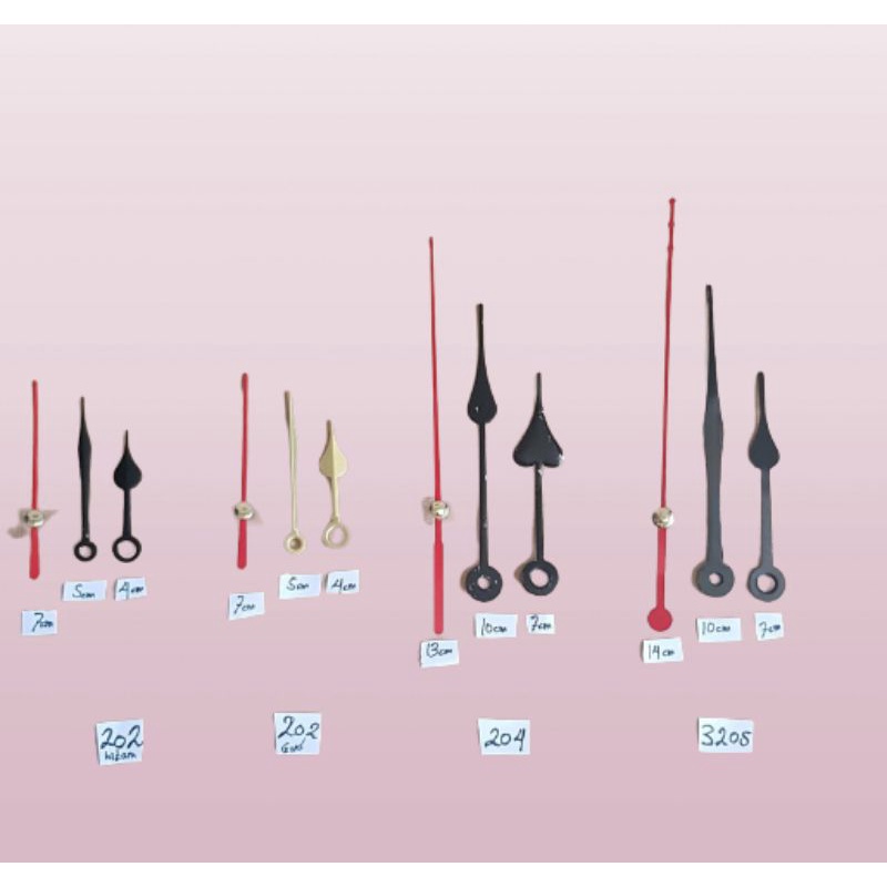 Jual jarum jam dinding model B (Tanpa mesin) | Shopee Indonesia