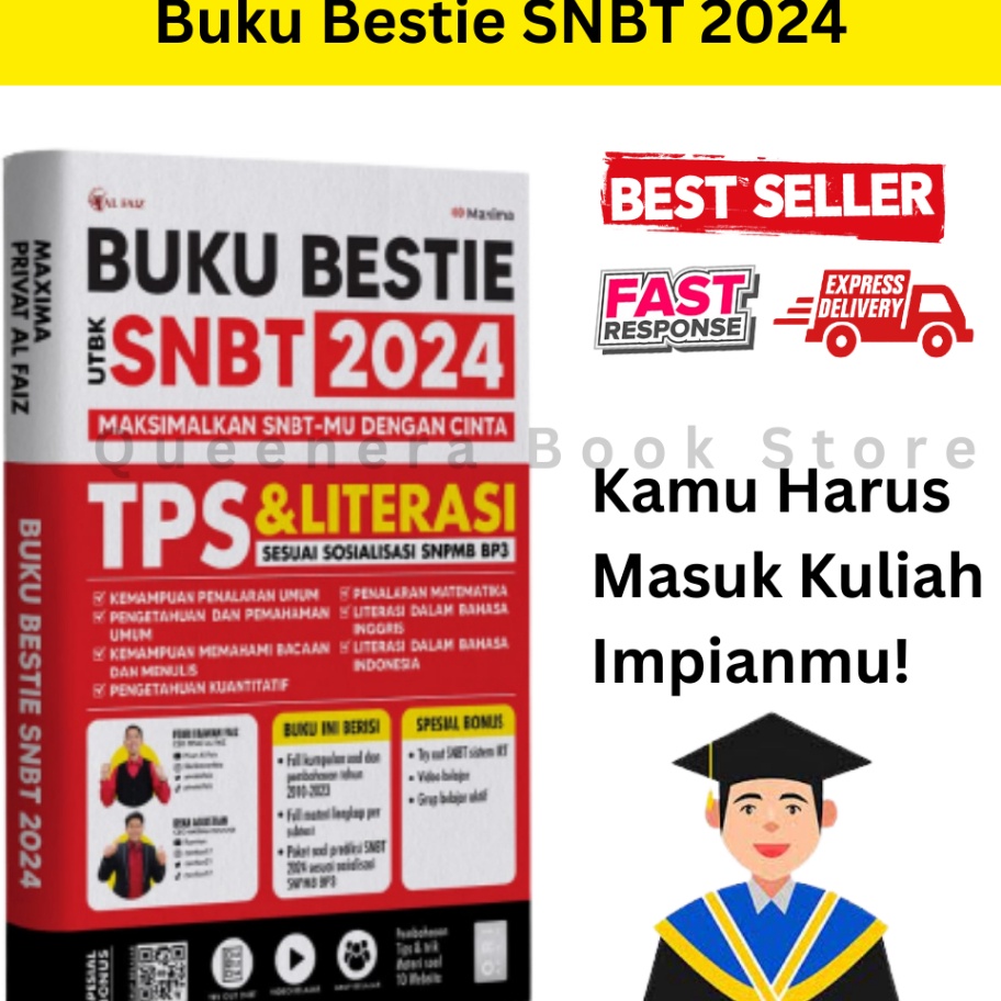 Jual Str337 Buku Bestie Utbk Snbt 2024 Tps Dan Literasi Shopee