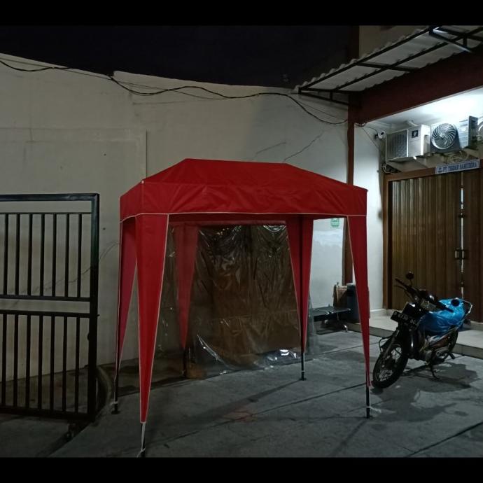 Jual atap tenda cafe 1x2 stand terpal cover murah | Shopee Indonesia