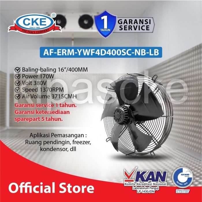 Jual Axial Fan 16 Inch Fan Condensor 16" 380V Fan Kipas Chiller - 3 ...