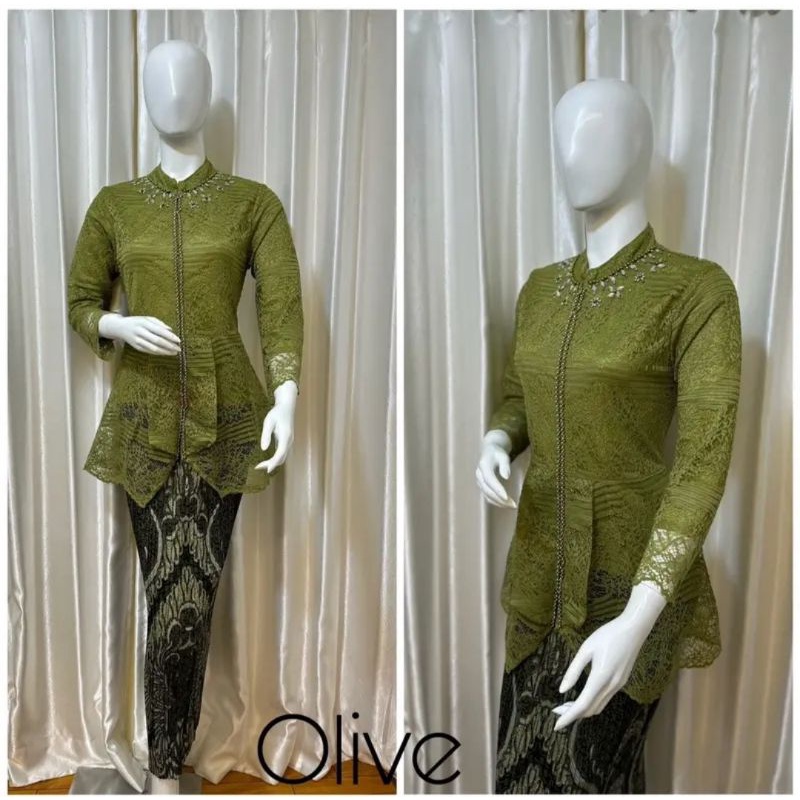 Jual Kebaya Laura Sanghai Payet ( Kebaya Wisuda Laura Payet ) | Shopee ...