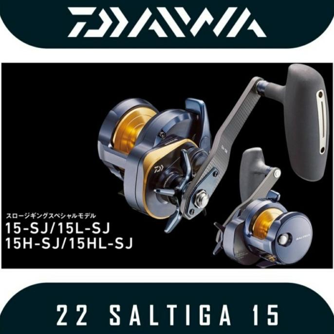 Jual New Reel Daiwa Saltiga 15 Terbaru - 15-SJ/15L-SJ/15HL-SJ/15HL ...