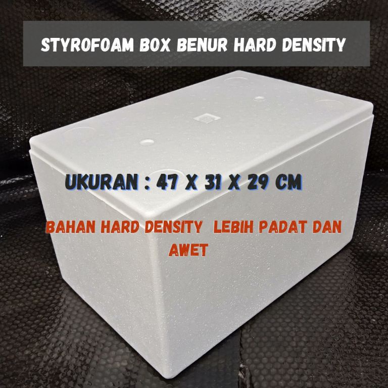 Jual HARGA SPESIAL STEROFOAM BOX STYROFOAM BENUR 47 x 31 x 28 cm ...
