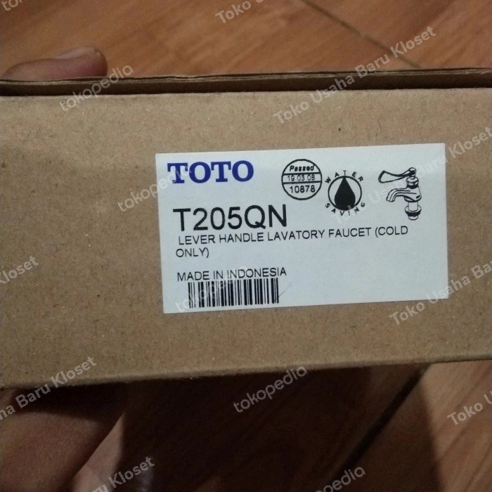 Jual Kran Wastafel TOTO T205QN Cold Only (Baru) | Shopee Indonesia