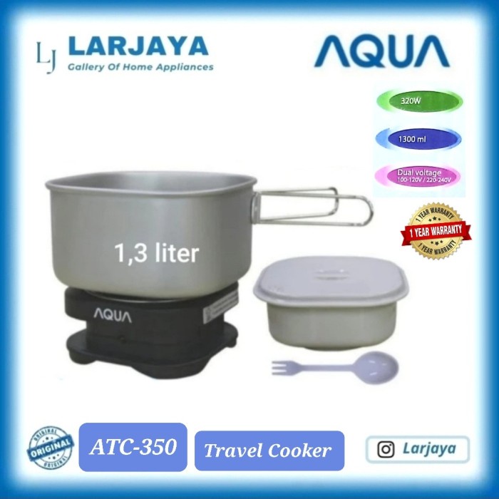 Jual TRAVEL COOKER MINI AQUA ATC-350 DUAL VOLTASE ( SANYO PRODUCT ...