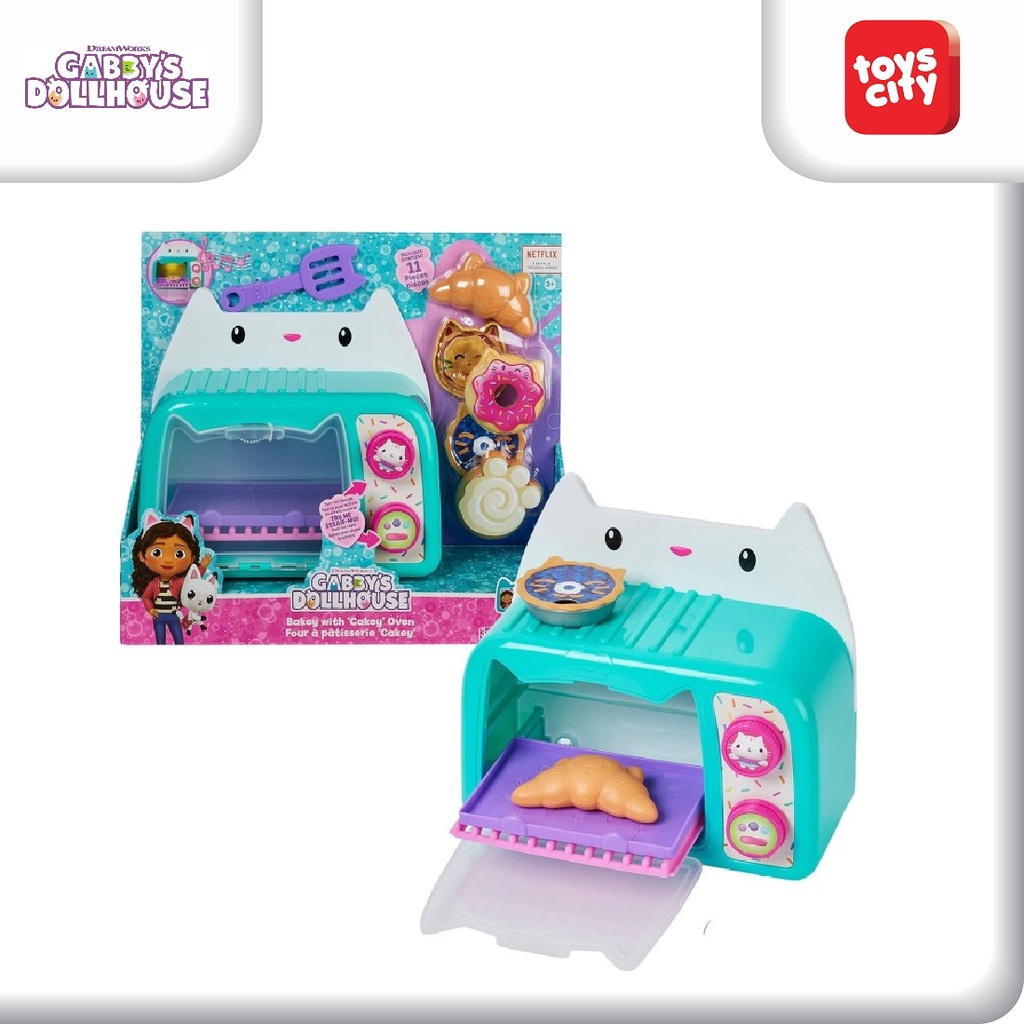 Jual Gabby's Dollhouse, Cakey's Oven Role Play Kitchen Toy with Light ...