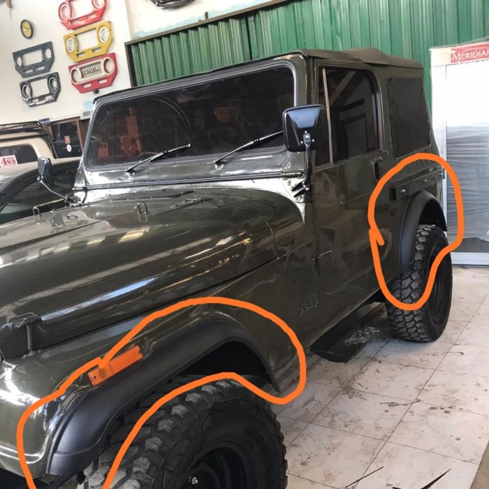 Jual Over Fender CJ7 model ori satuan | Shopee Indonesia