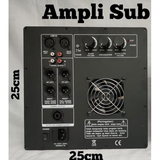 Jual MODUL POWER KIT SUBWOOFER UNTUK SUBWOOFER UKURAN 15/18 INCH ...