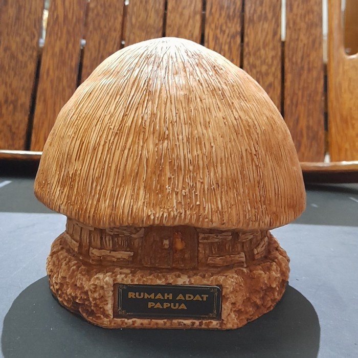 Jual Miniatur rumah adat Honai/rumah adat Papua | Shopee Indonesia