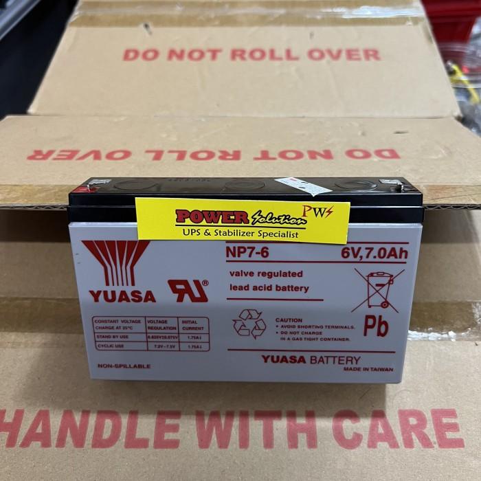 Jual Aki Accu Baterai Kering Vrla Mf 6V 7Ah / 7Ah 6V Mobil Mainan Gs Yuasa | Shopee Indonesia