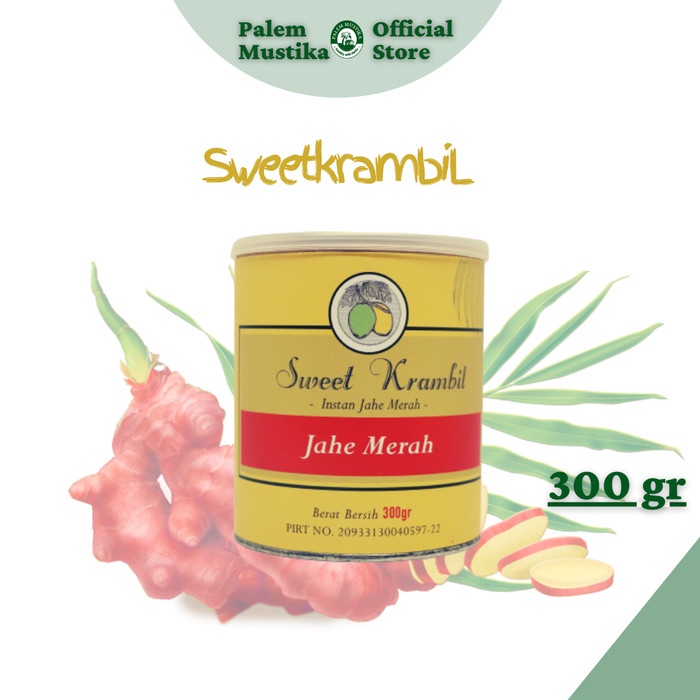 Jual Sweet Krambil Jahe Merah 300 Gram Gula Kelapa Instan Bubuk ...