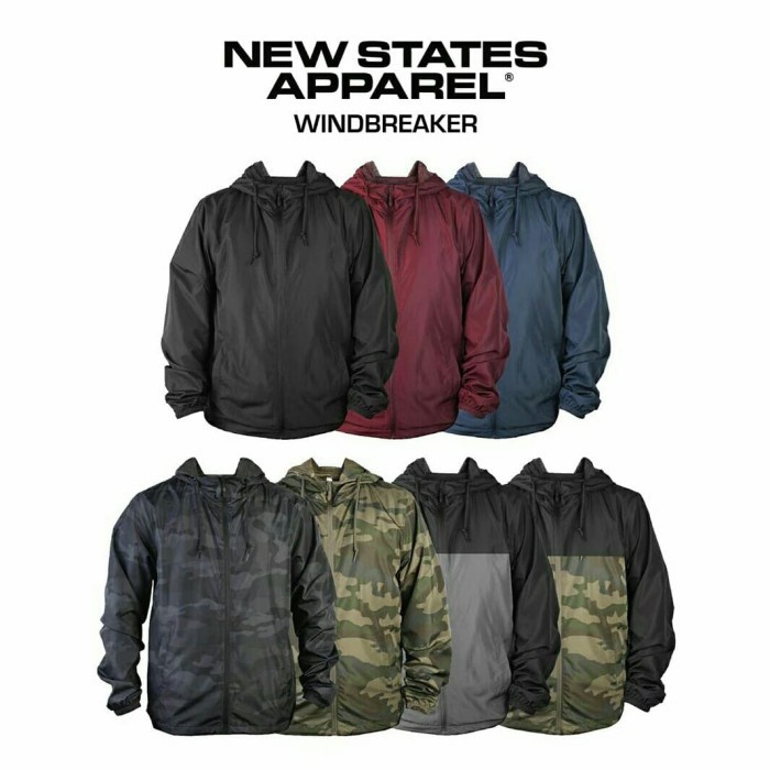 Jual New States Apparel Windbreaker Nsa 9810 | Shopee Indonesia