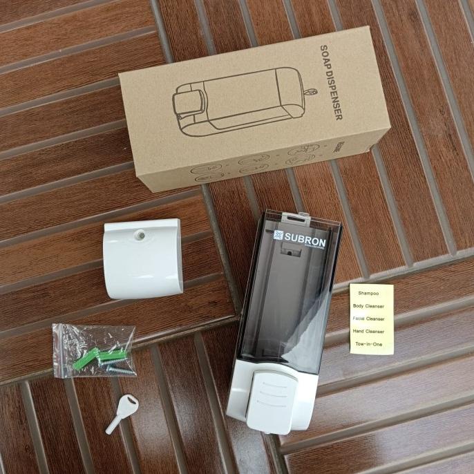 Jual !!!!!!] DISPENSER KAMAR MANDI SABUN CAIR SUBRON PUTIH S991 TEMPAT ...