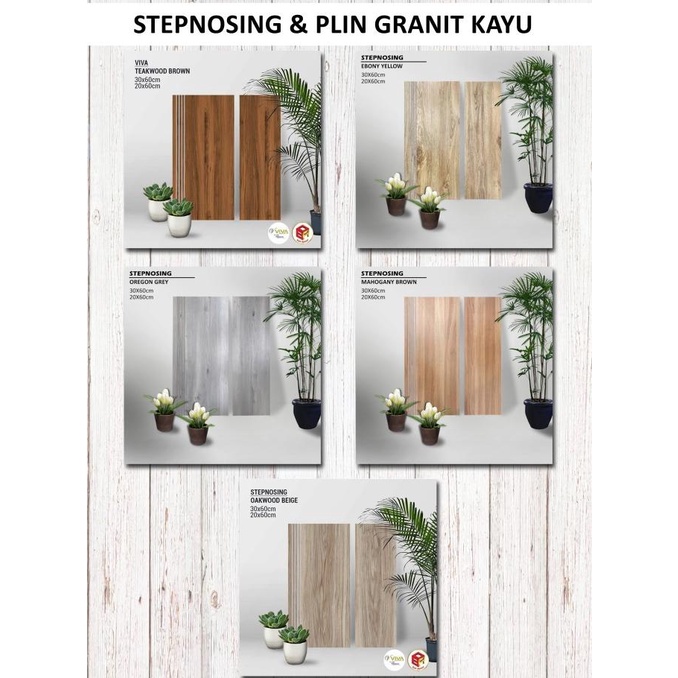 Jual best produk] STEP NOSING TANGGA GRANIT CORAK KAYU / STEPNOSING ...