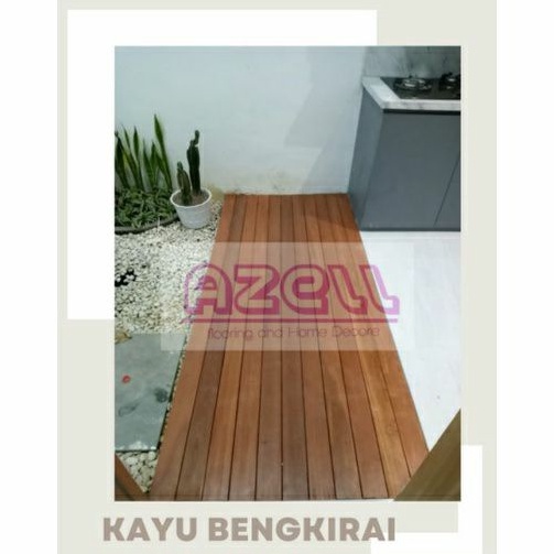 Jual Ready stock Decking Kayu Solid Bengkirai /Kayu Bengkirai Batangan ...