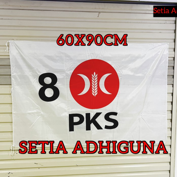 Jual BENDERA PARTAI PKS 60X90 (100PCS) | Shopee Indonesia