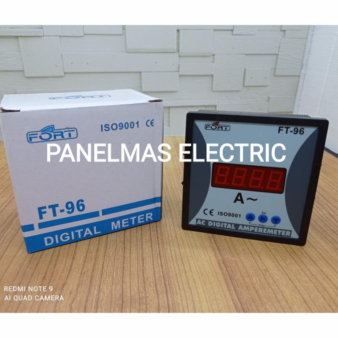 Jual AC DIGITAL AMPERE METER UKURAN 96X96MM FT-96AD FORT | Shopee Indonesia