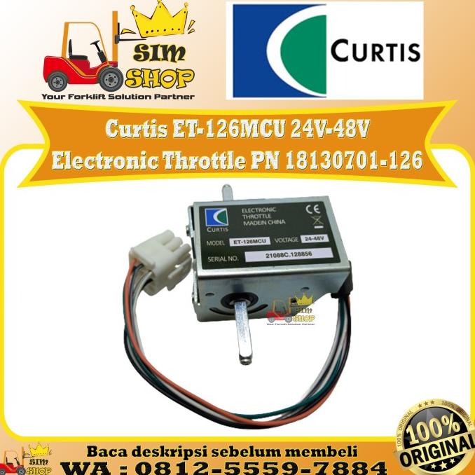 Jual CURTIS ET-126MCU 24V-48V Electronic Throttle PN 18130701-126 ...
