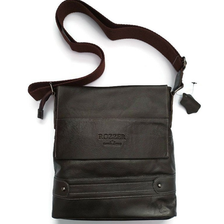 Jual LKJ-76 Tas Kulit Sapi Asli Premium Pria Wanita Slendang Kantor ...