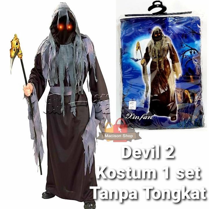 Jual Kostum Halloween Costume Dewasa Cosplay Hantu Seram Devil Mummy ...