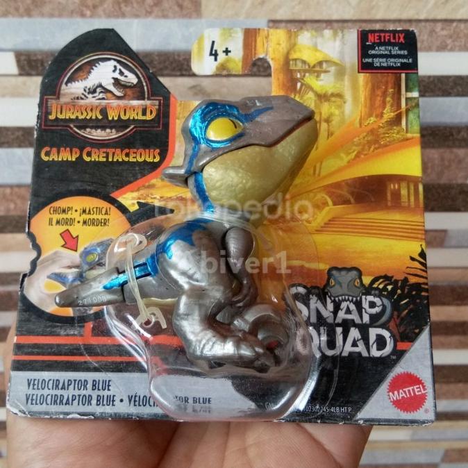 Jual Snap Squad Velociraptor Blue Wave 7 | Shopee Indonesia