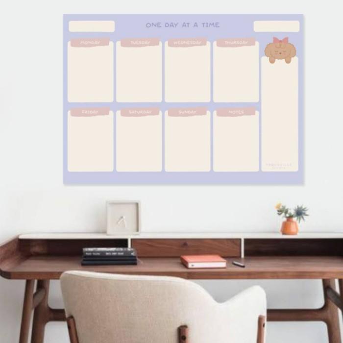 Jual Schedule Board / Papan Jadwal / Weekly Planner / Wallplanner ...