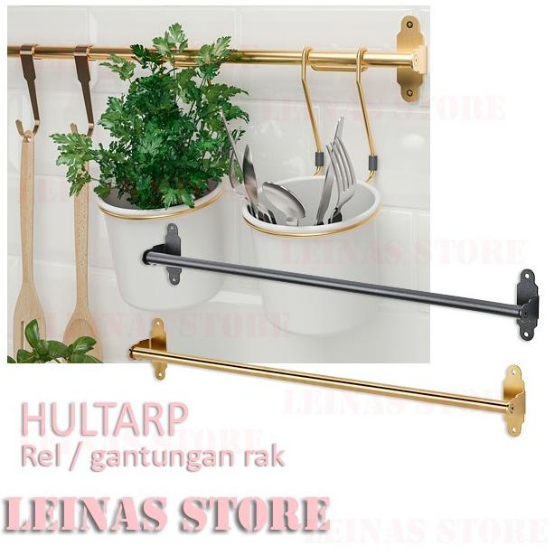 Jual Rel Gantungan Peralatan Dapur / Batang Rel Dinding / Rak Dapur ...