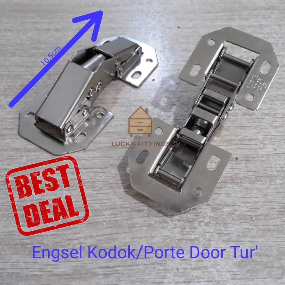 Jual Murah Banget Engsel Kodok / Engsel Sendok Tanpa Bobok 90 Derajat ...