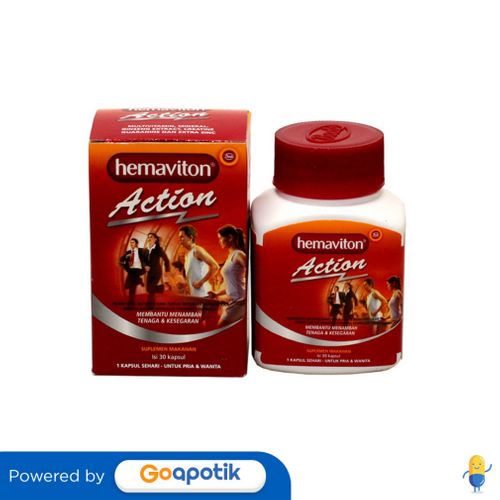 Jual HEMAVITON ACTION BOTOL 30 KAPSUL | Shopee Indonesia
