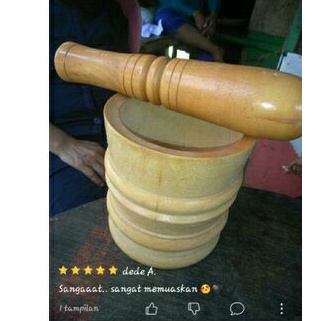 Jual Lumpang Halu Alat Tumbuk Tradisional Alat Tumbuk Rujak Bebek ...