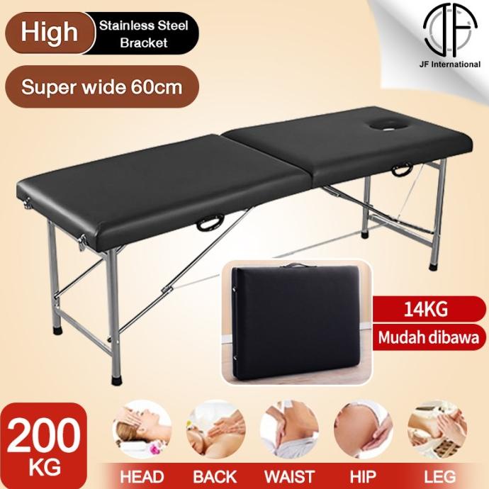 Jual Portable Massage Bed Tattoo Bed Spa Facial Foldable Massage Table ...