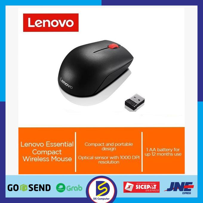 Jual Mouse Lenovo Wireless Mouse L300 Essential Compact Bnib Resmi 1Th ...