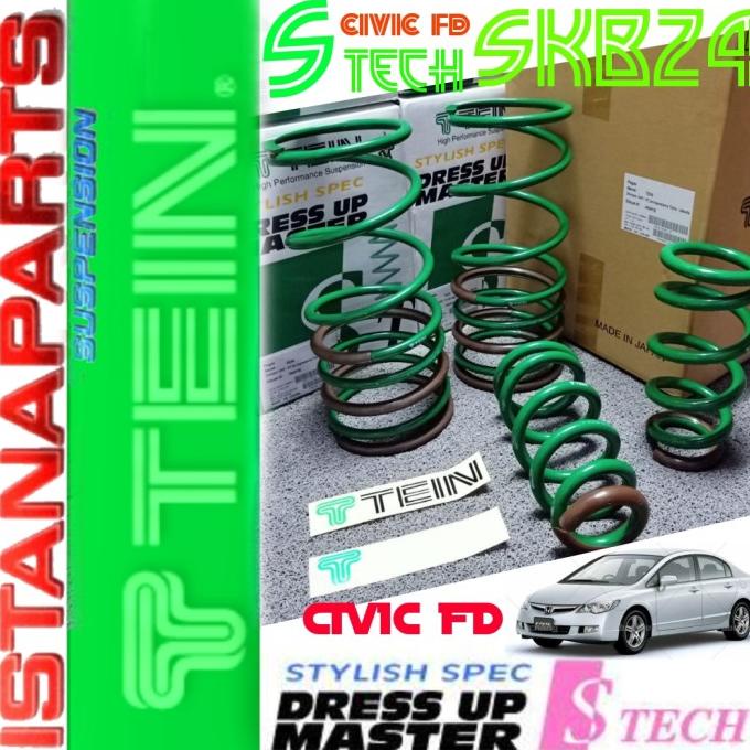 Jual Lowering Kit / Per Ceper Set Civic FD Merk Tein S-Tech Stech Ori Japan | Shopee Indonesia
