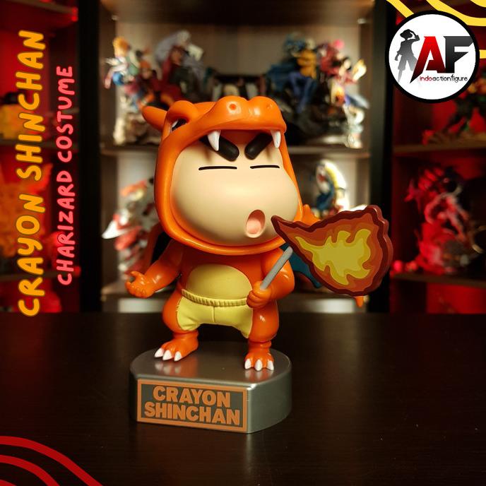 Jual JUAL TERBARU !!! Action Figure Crayon Shinchan Pokemon Charizard ...